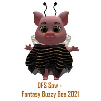 Second Life Marketplace - DFS Sow - Fantasy Buzzy Bee 2021 1